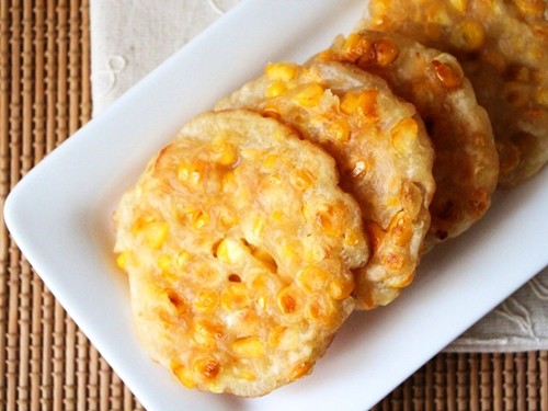 Vietnamese Fried Corn/ Sweet Potato / Banana Cakes