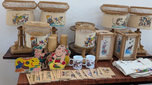 Poonah-paper lanterns, a folk-culture beauty