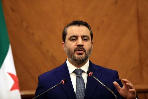 Syria's interim government vows to restore territorial integrity