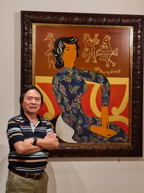 Ölgemälde von Cong Quoc Ha bei Kunstausstellung in Europa